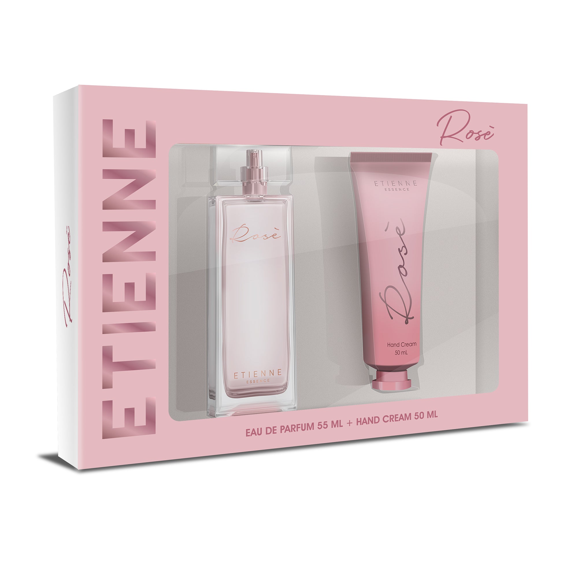 Etienne Essence Rosé 55ml EDP + Hand Cream 50ml EDP – Cosmética Davis
